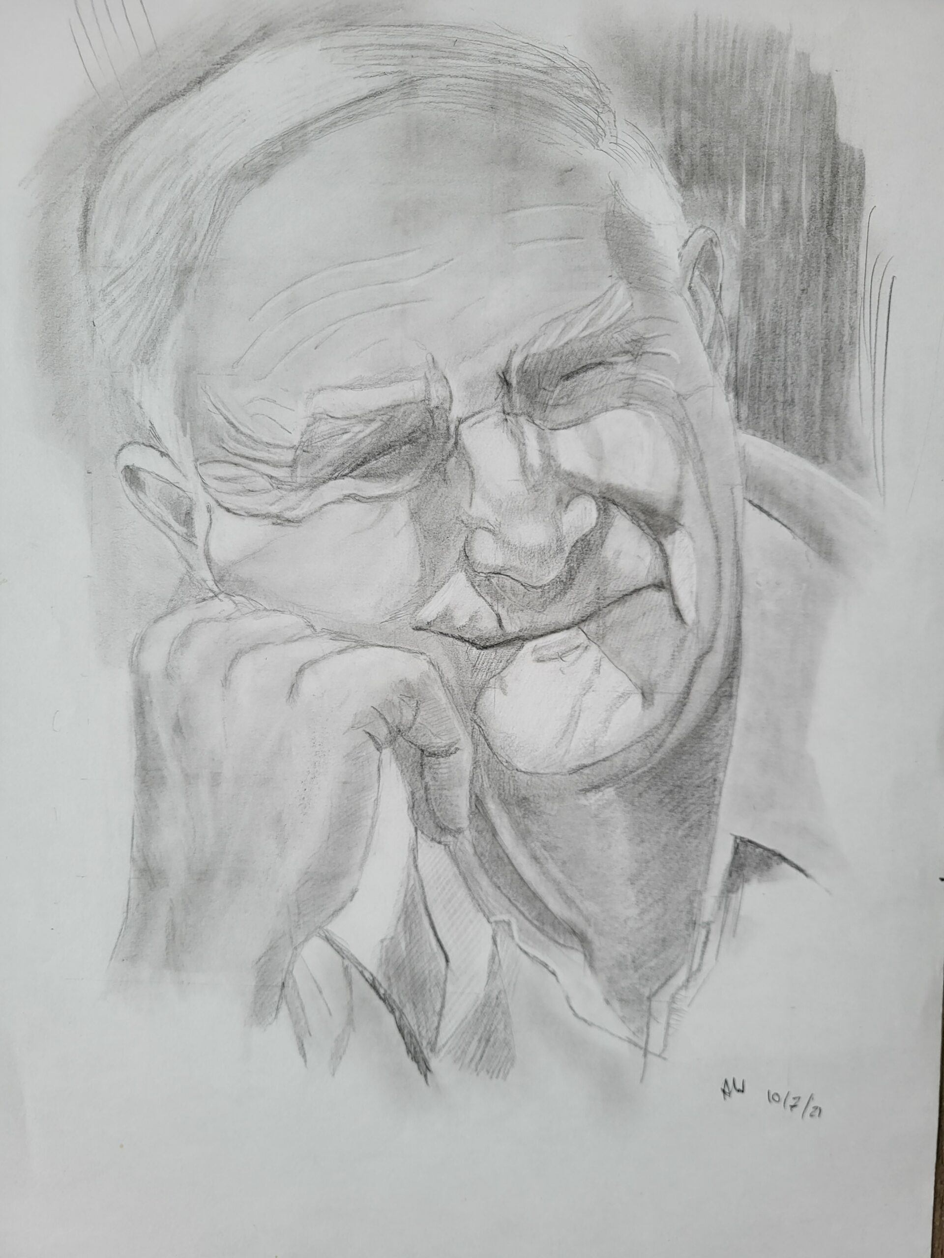 Portrait drawings in graphite - Arjan van Weele Gallery